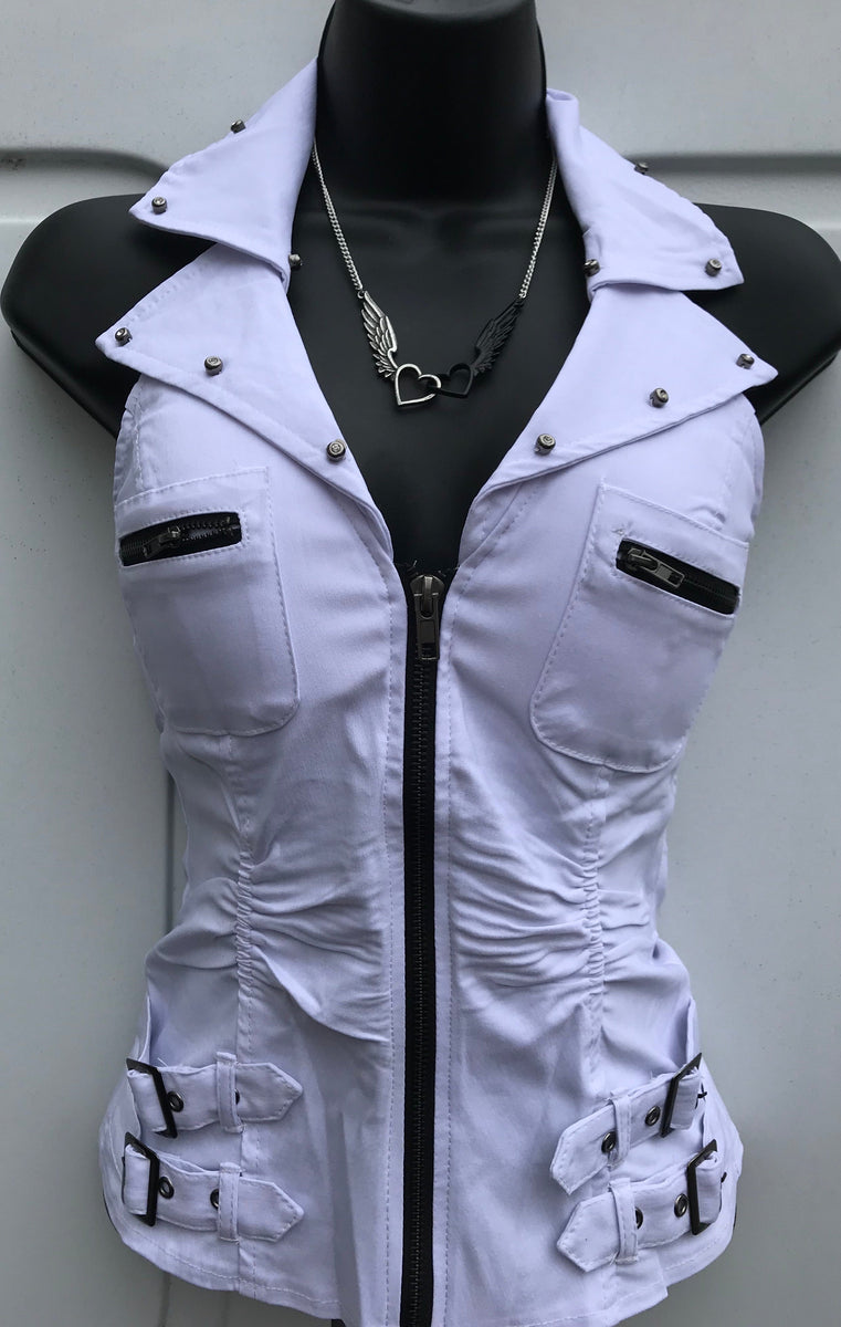 Buckle Up! Bling Angel Zippered Vest – Persepolis